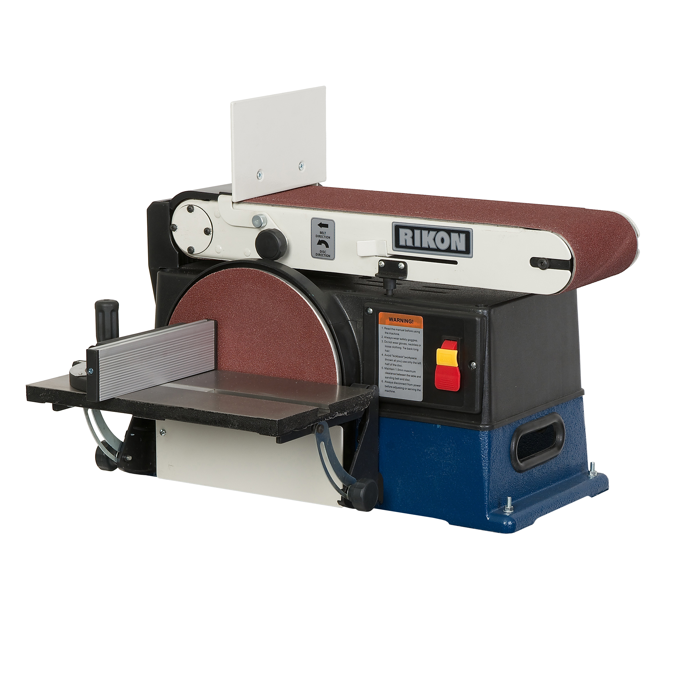 Model 50 120 6 X 48 Belt 10 Disc Sander RIKON Power Tools